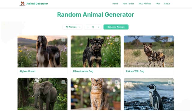 Random Dog Generator - 400+ Unique dog world!