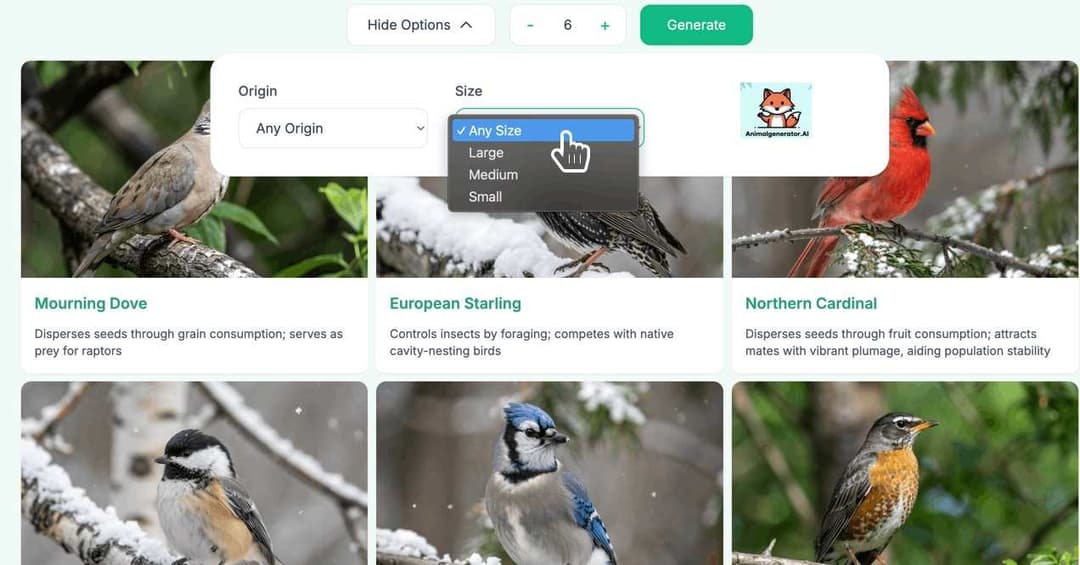 Random Bird Generator – Discover Birds with HD Pictures