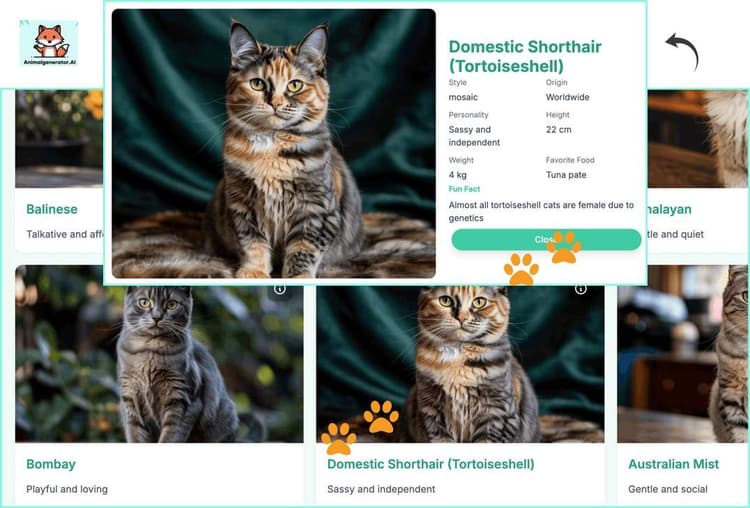 Random Cat Generator with Pictures – Explore 200+ Cat Breeds