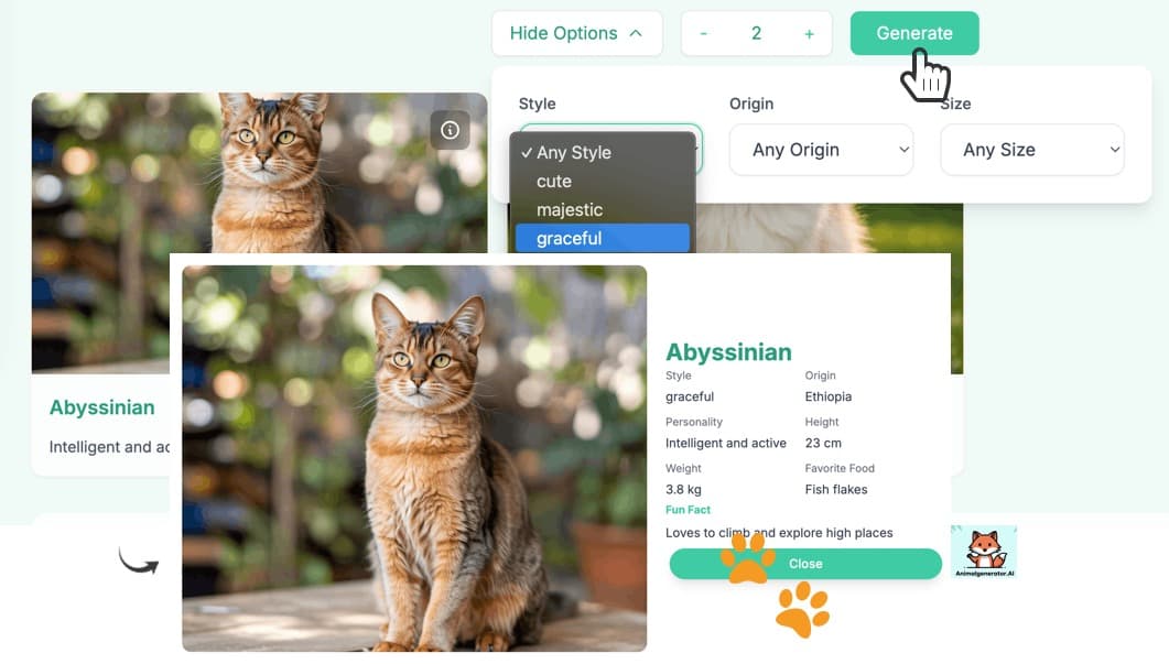Random Cat Generator with Pictures – Explore 200+ Cat Breeds