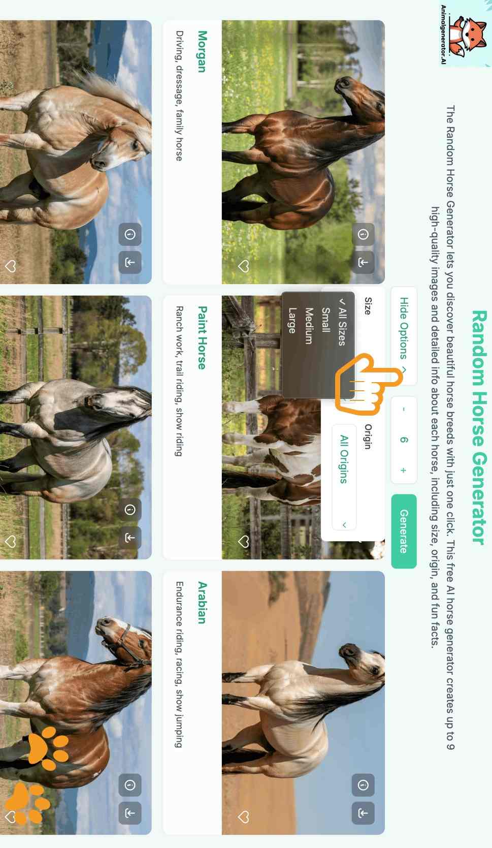 Random Horse Generator – Discover Fantasy Horses & Real Breed