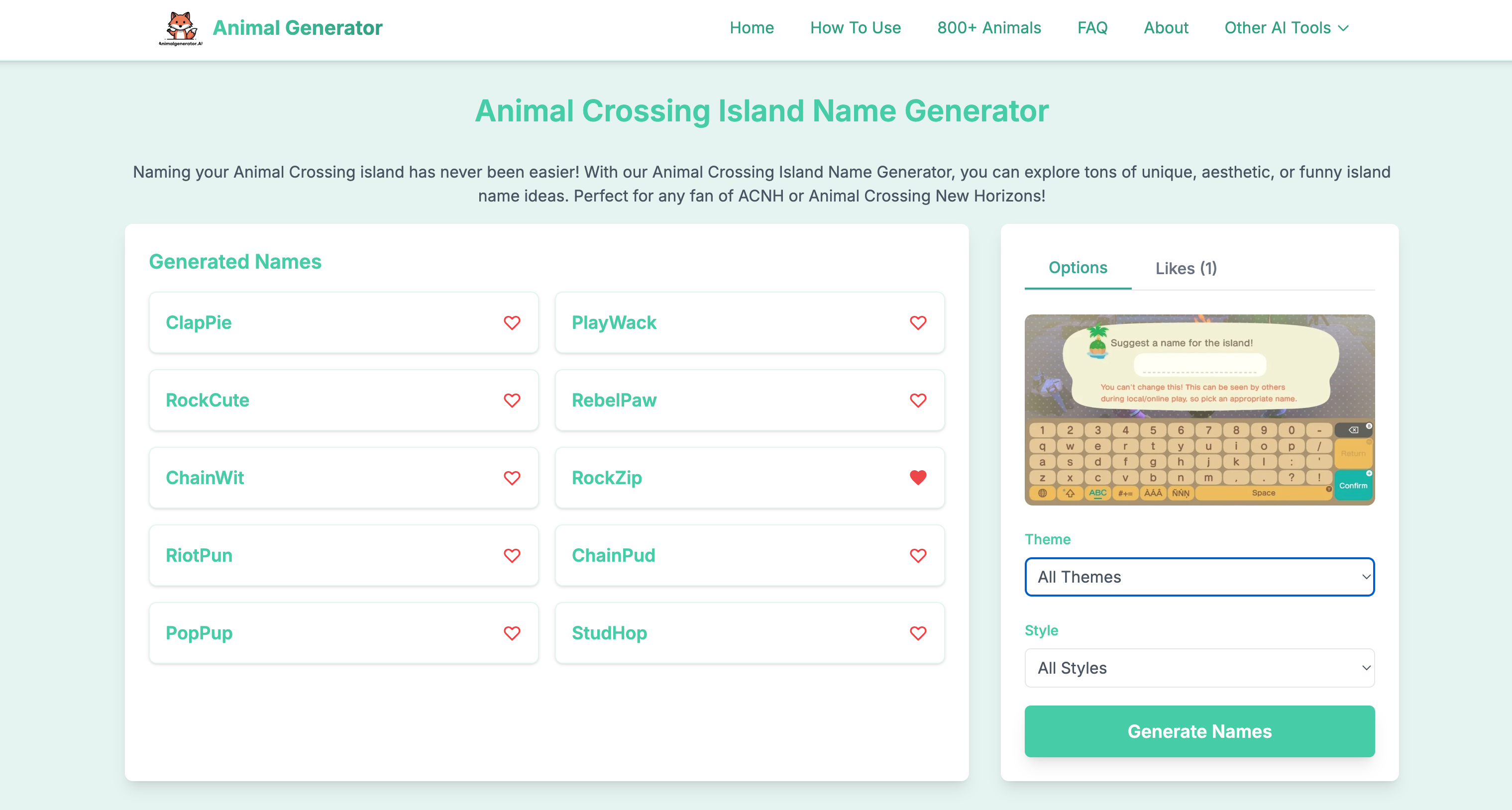 Random Island Name Generator - Create a Unique Island Name!