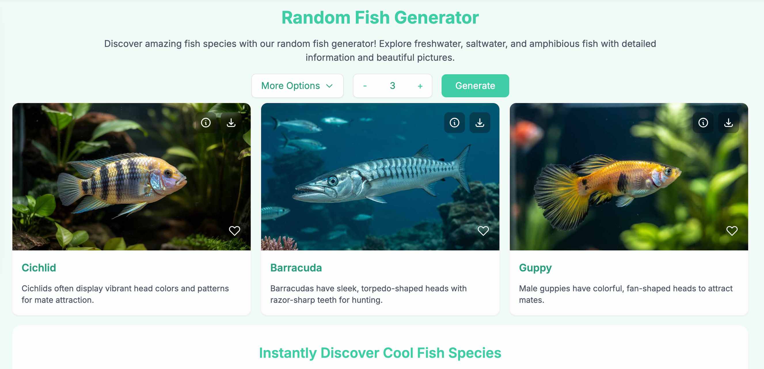 Random Fish Generator Free – Click to Explore Marine Life